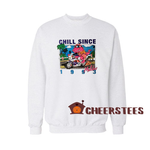 Chill Since 1993 Sweatshirt Malibu Konkay S – 5XL – Geek Graphic Tees ...