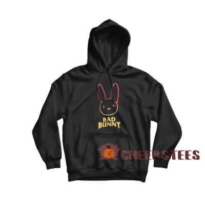 Bad Bunny Logo Hoodie Funny Rabbit Size S – 3XL – Geek Graphic Tees ...